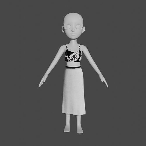 zepeto 3D model rigged | CGTrader