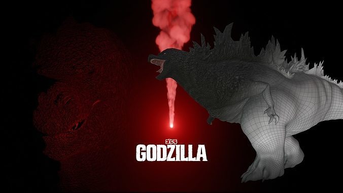 3D model Godzilla 3D Model VR / AR / low-poly | CGTrader