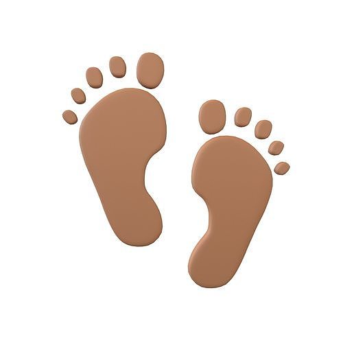 3D model Footprints v3 005 VR / AR / low-poly | CGTrader