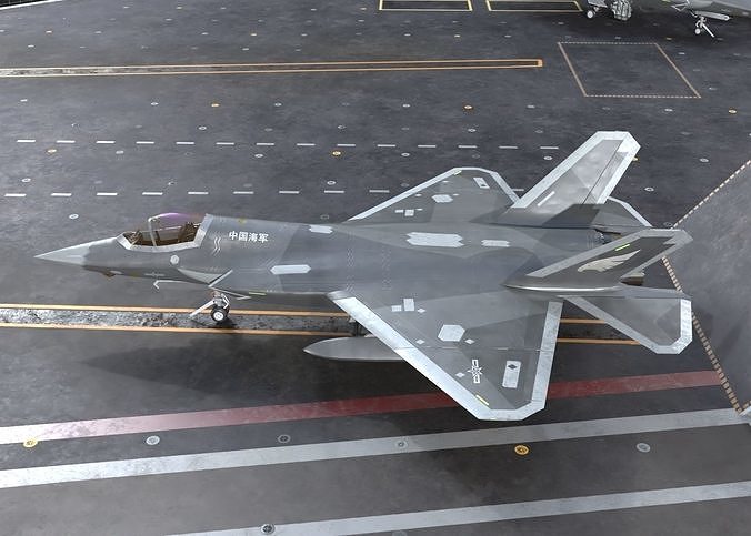 3D model 4 coatings of Shenyang J35 F35 gyrfalcon Fighter VR / AR / low-poly | CGTrader