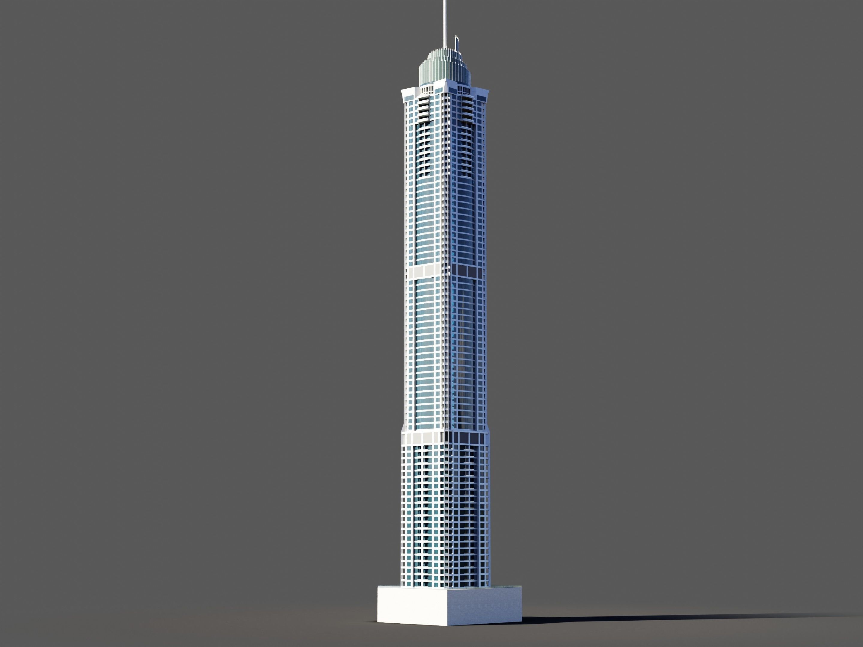 The Torch Tower - Dubai 3D model | CGTrader