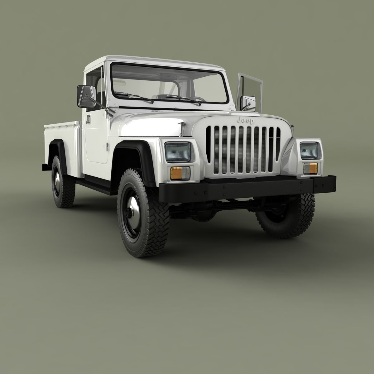 Jeep CJ-10 Pick Up 3D model | CGTrader