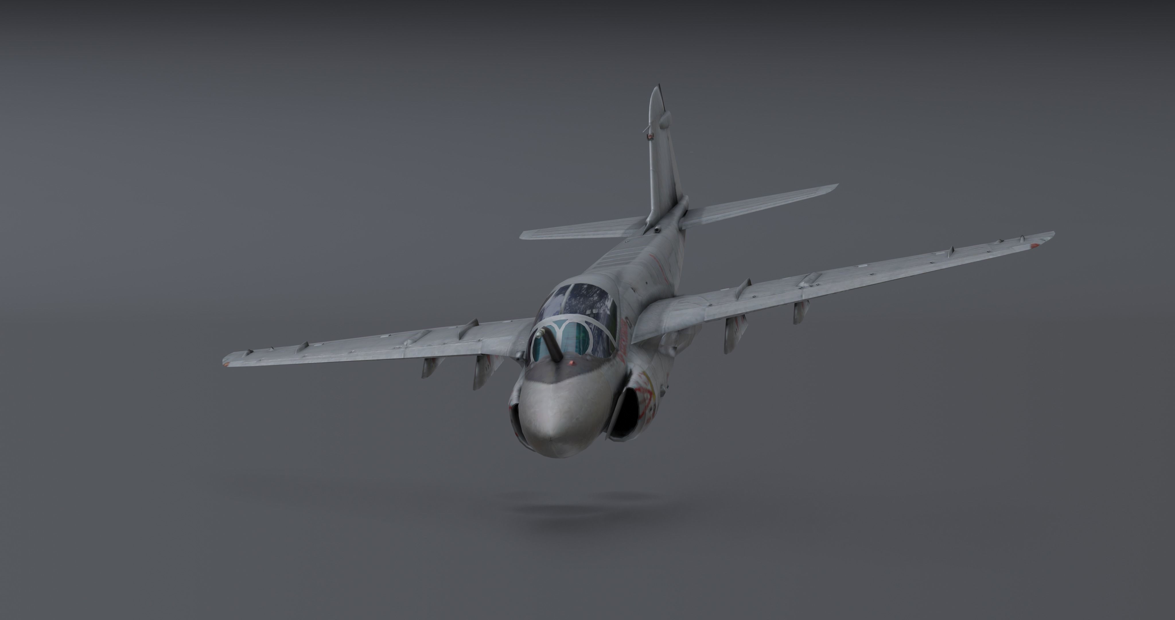 3D model a6 fighter jet - blender VR / AR / low-poly | CGTrader