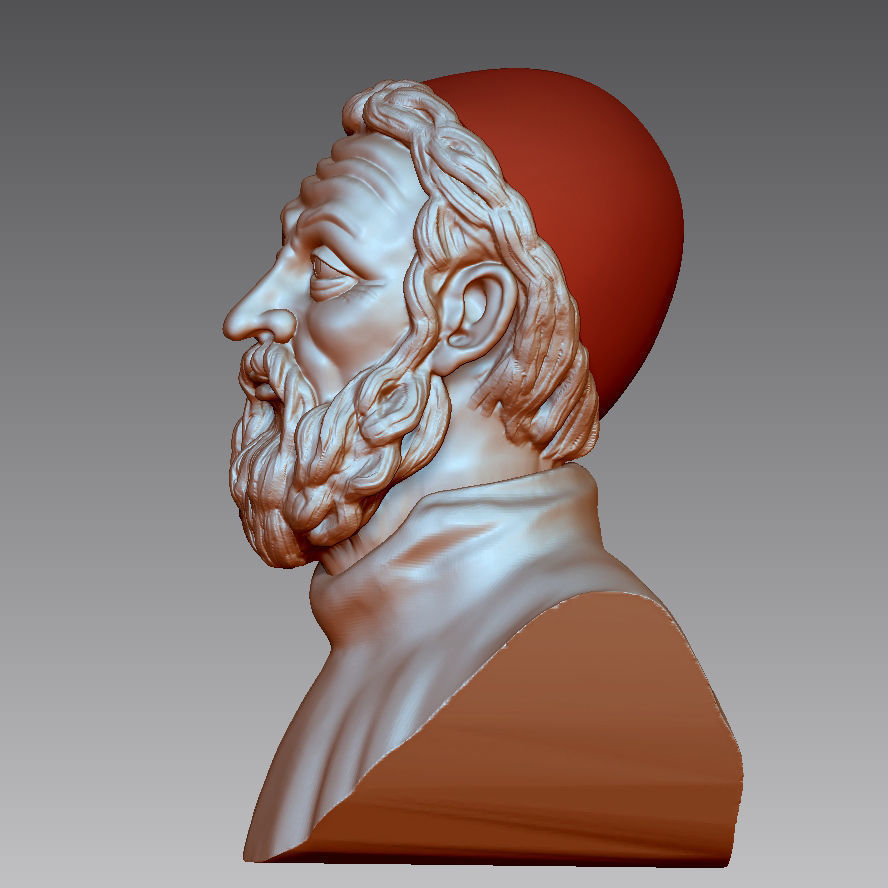 Claudius Ptolemy 3D model 3D printable | CGTrader