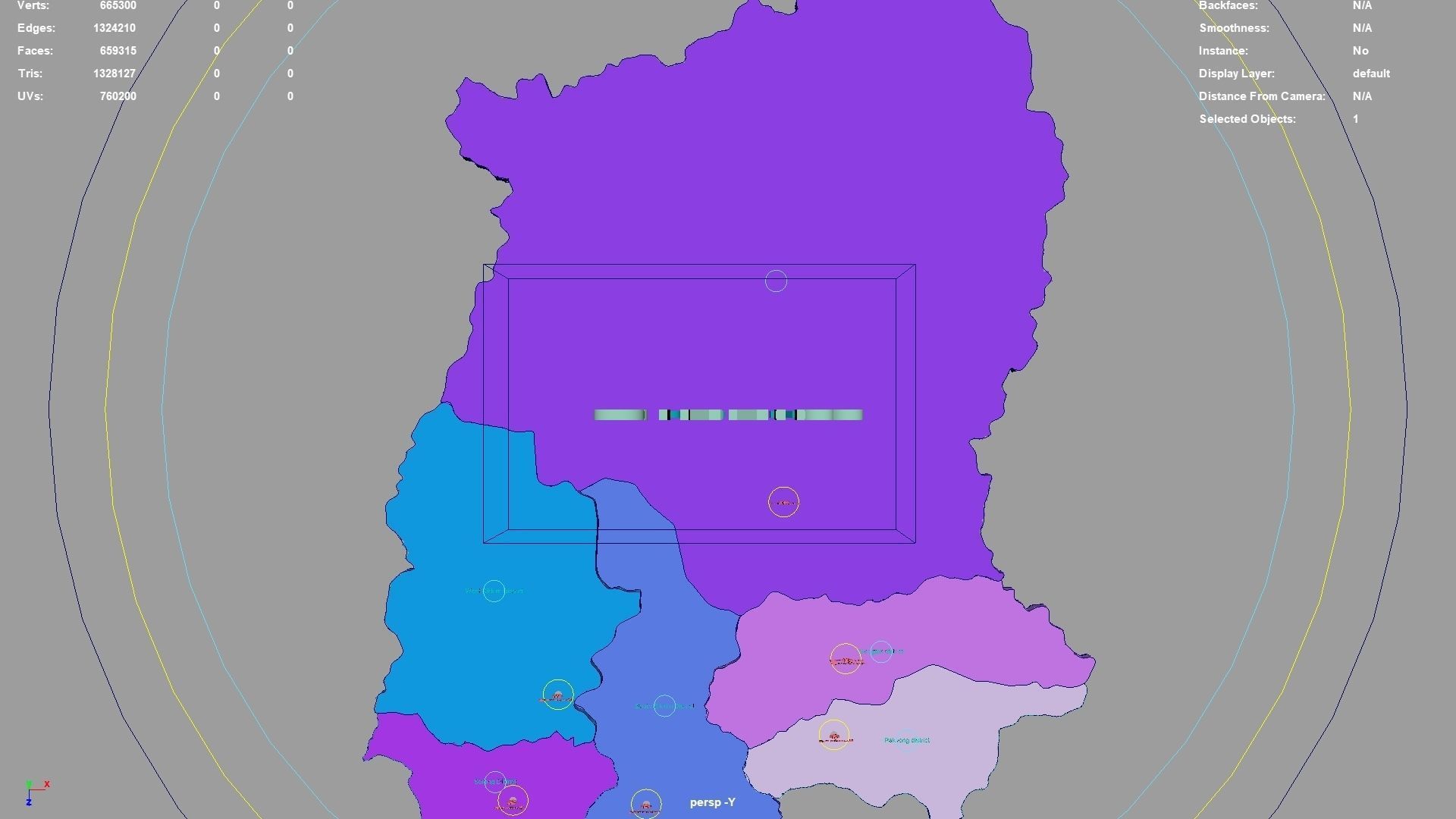 Sikkim India map region 3D model geography political geographic 3D ...