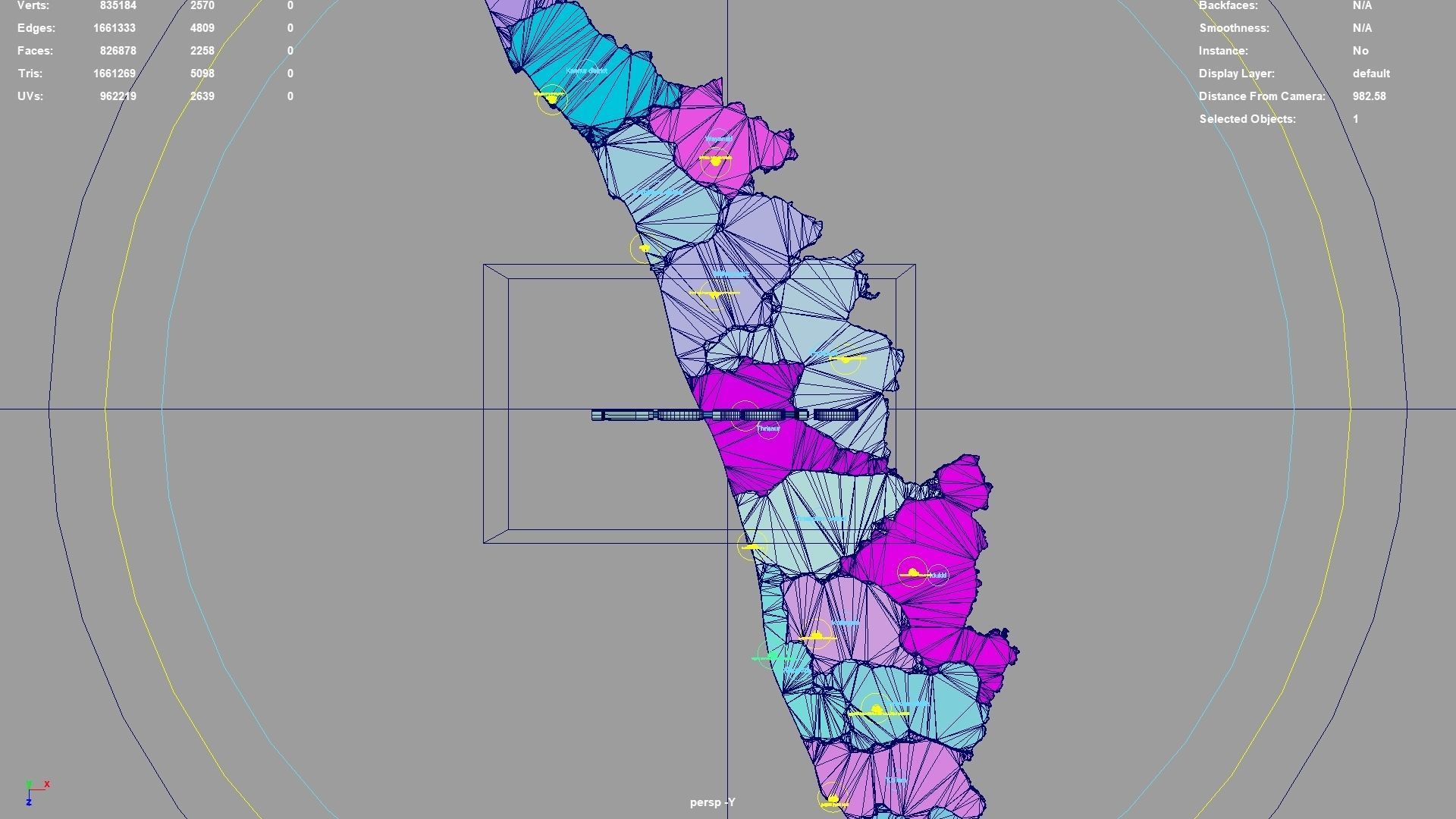 Kerala India map region 3D model geography political geographic 3D ...