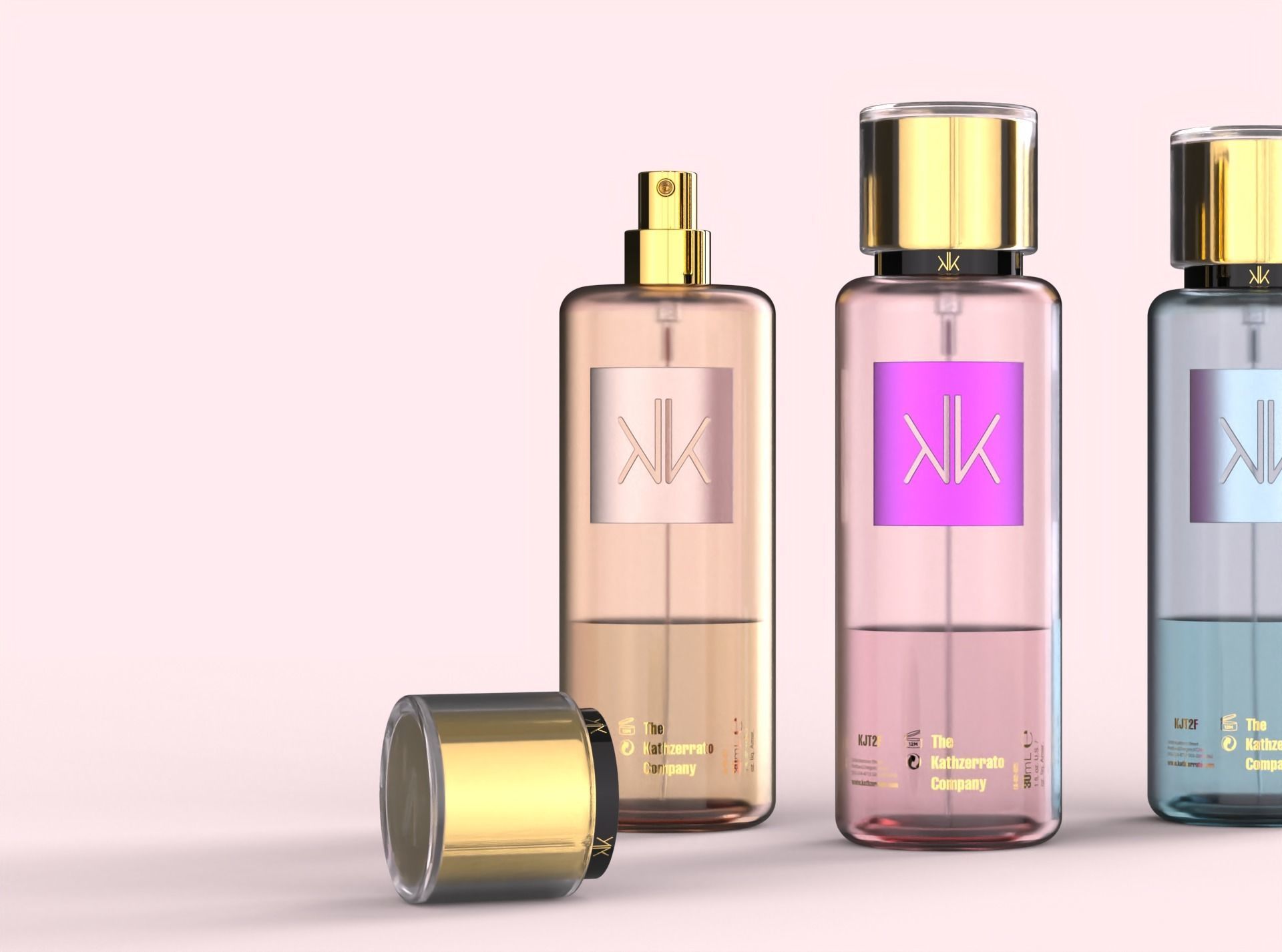 Perfume Spray Bottle Body Mist Victorias Secret free 3D model | CGTrader
