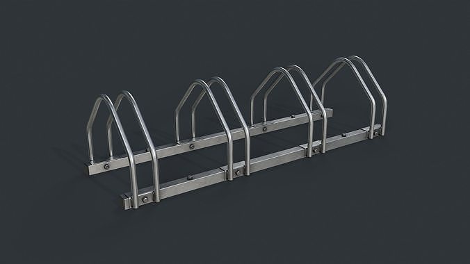3D model Bike Rack 2 PBR Game Ready VR / AR / low-poly | CGTrader