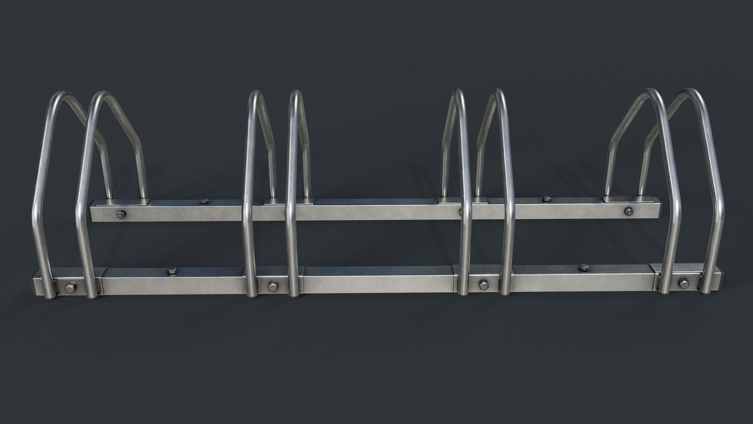 3D model Bike Rack 2 PBR Game Ready VR / AR / low-poly | CGTrader