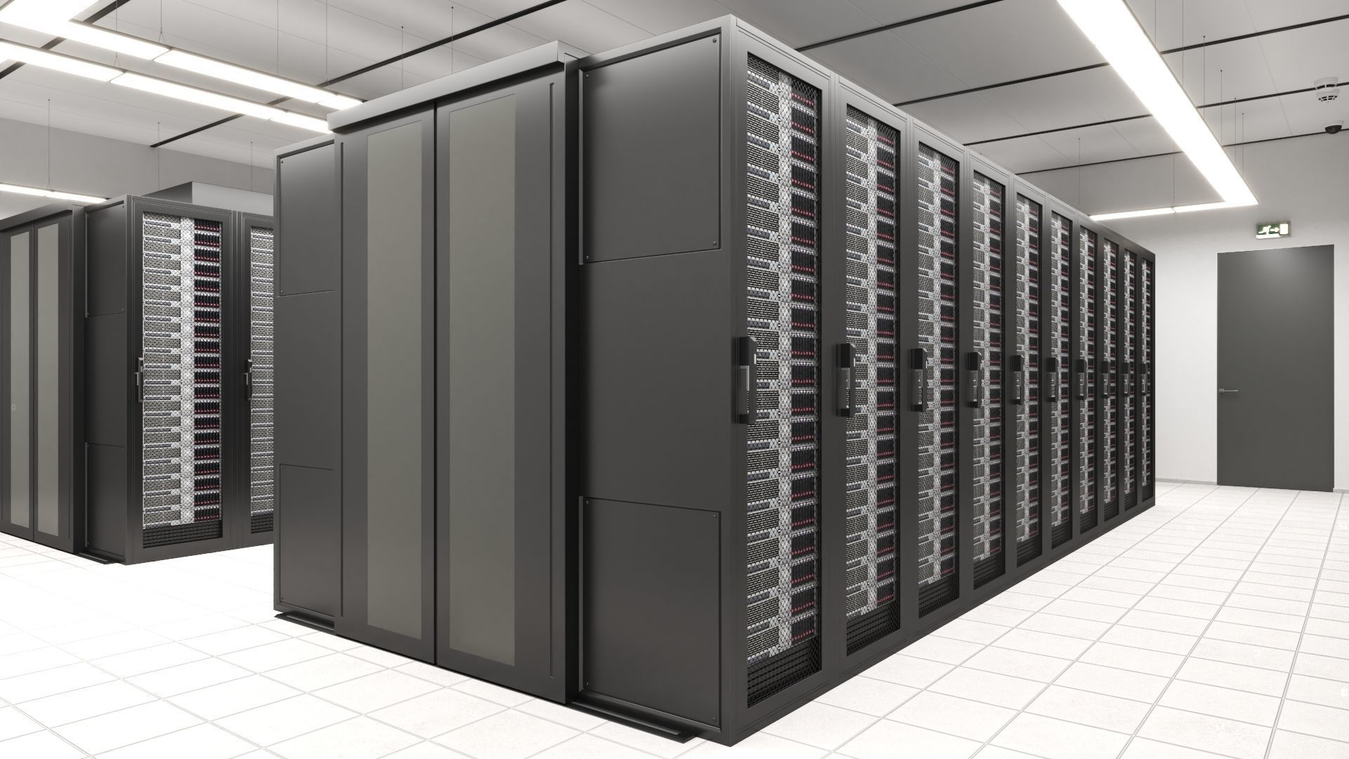 Server room 3D model | CGTrader