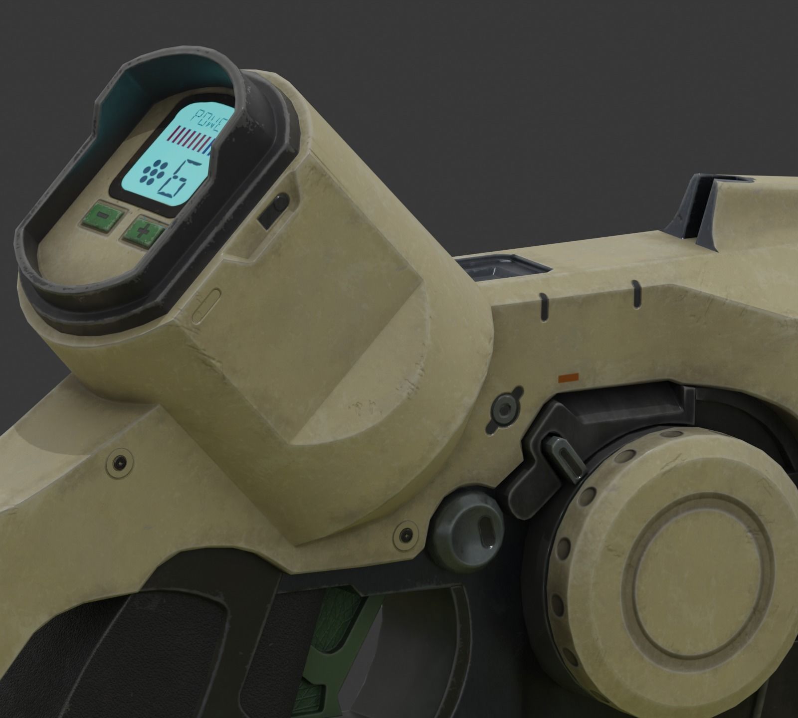 3D model Ski-Fi Blaster VR / AR / low-poly | CGTrader