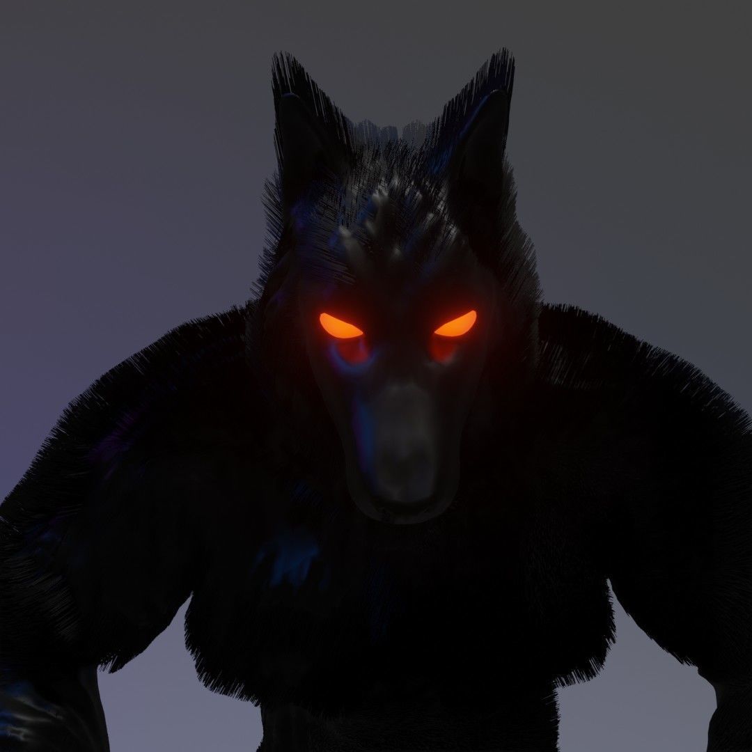 Werewolf free 3D model animated rigged | CGTrader