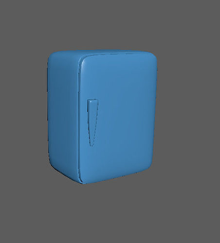 3D model Mini Fridge VR / AR / low-poly | CGTrader