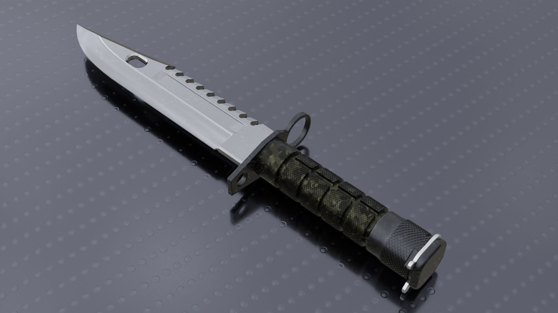 Counter Strike Bayonet 3D model 3D printable | CGTrader