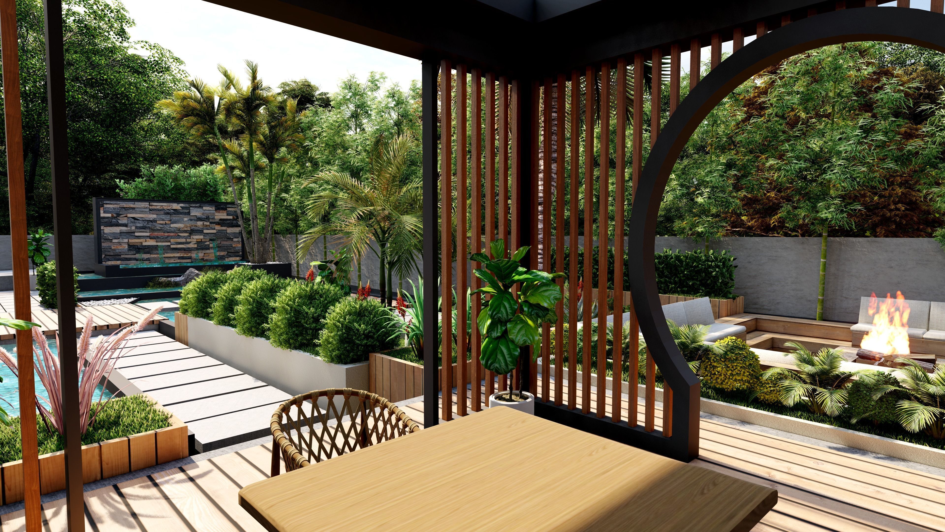 3d Model File Plus Lumion Scene Files Of A Garden Design 3d Model