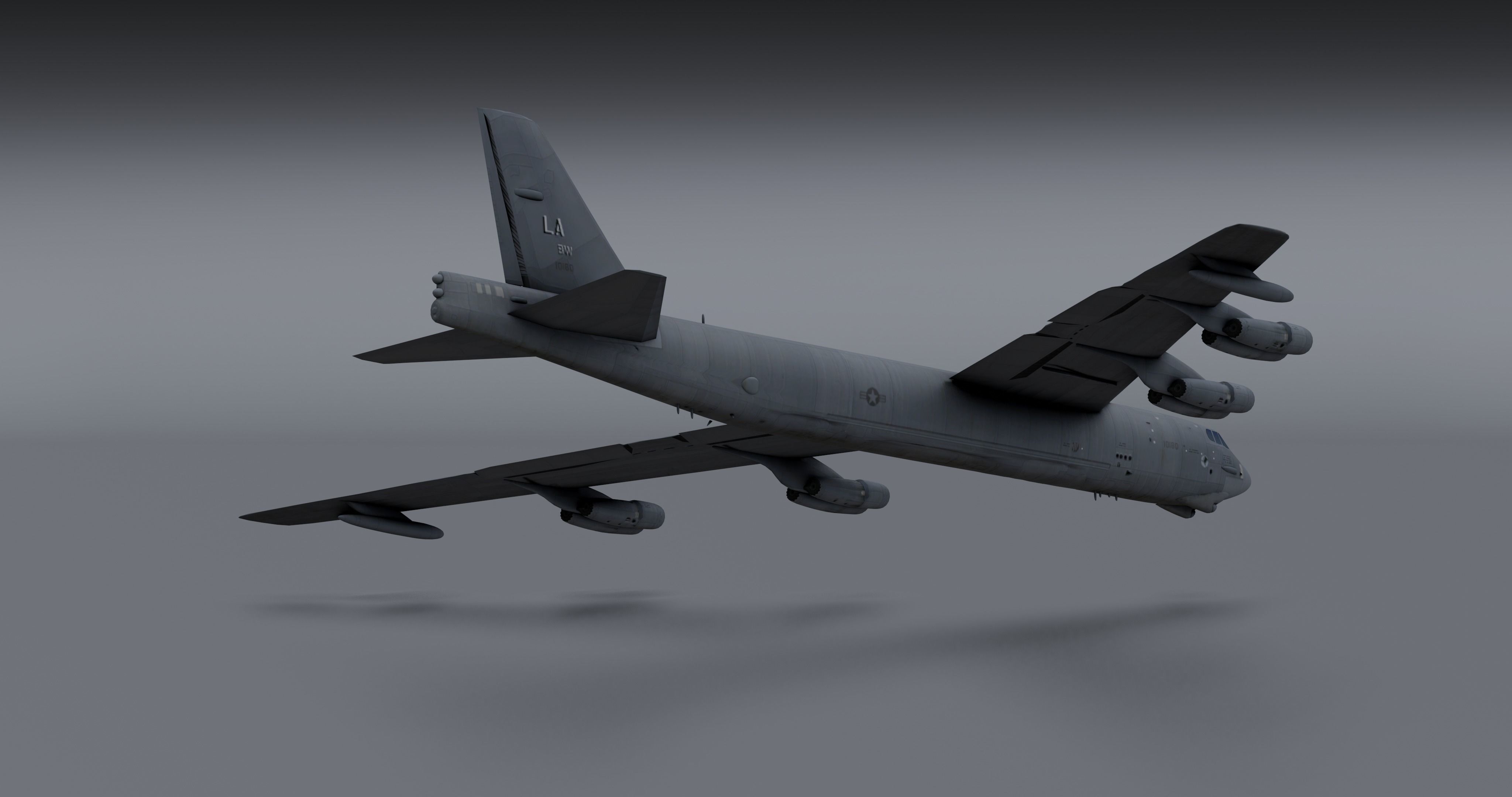3D model B52 Bomber - photorealistic VR / AR / low-poly | CGTrader