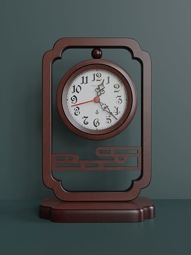 3D model Desk clock 076 VR / AR / low-poly | CGTrader