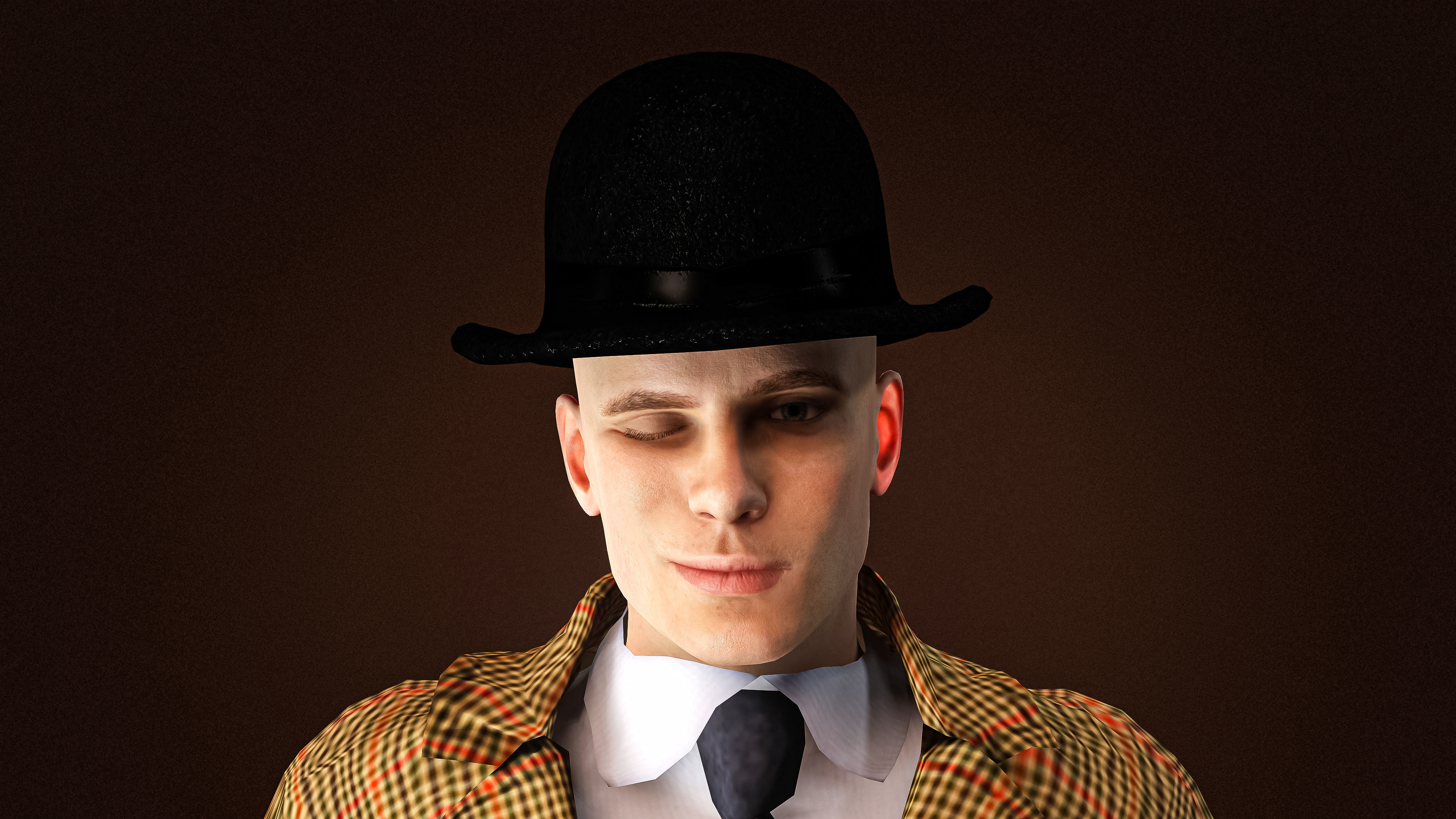 3D model High Quality Man Old Fashion Suit VR / AR / low-poly | CGTrader