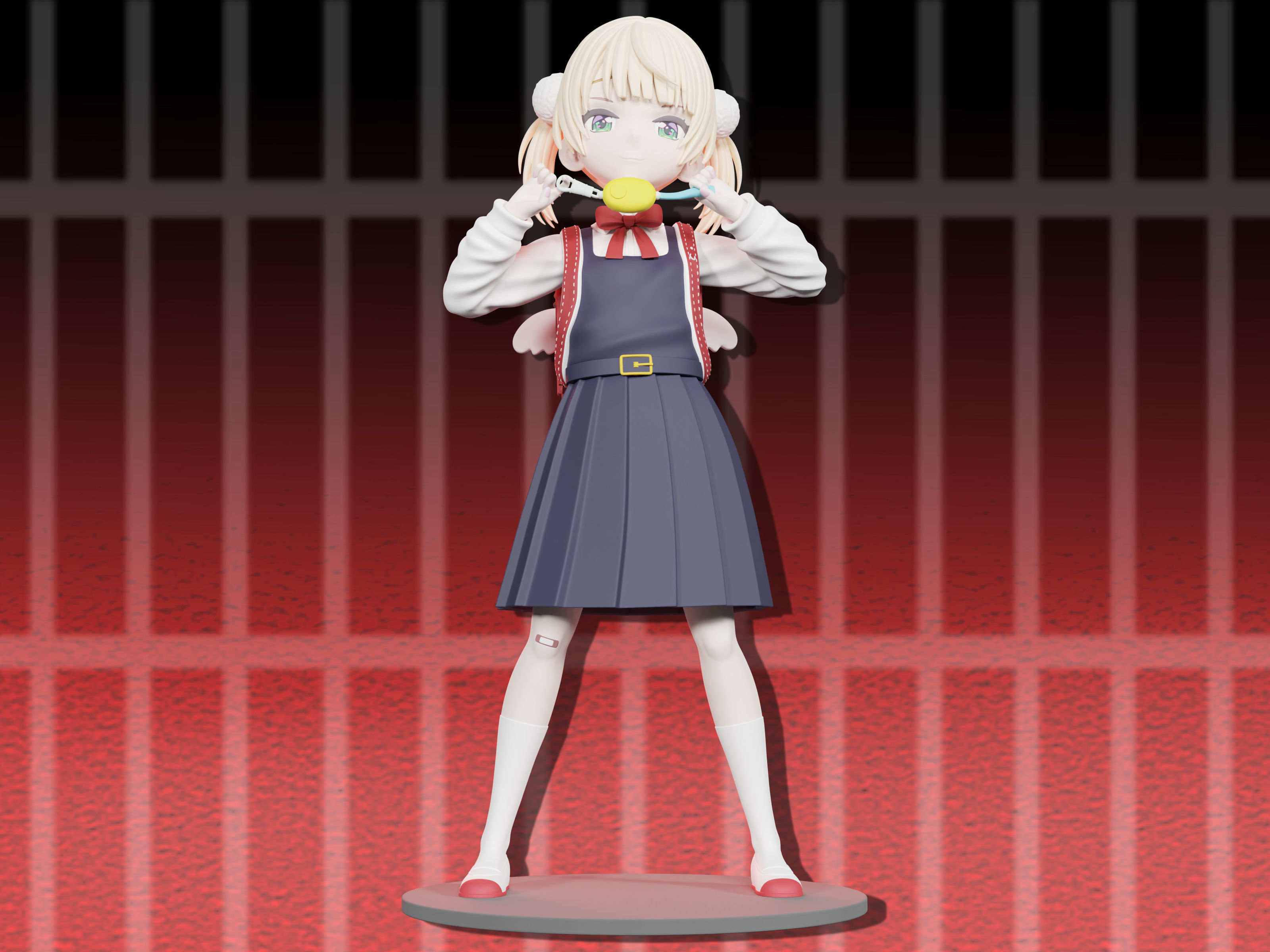 Ui Shigure loli god requiem figure 3d 3D model 3D printable | CGTrader