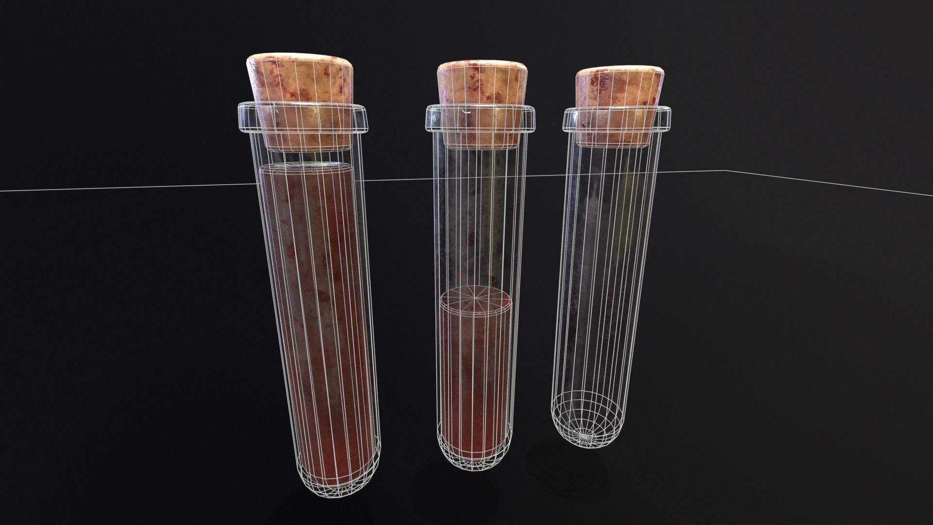 3D model Blood Vials VR / AR / low-poly | CGTrader