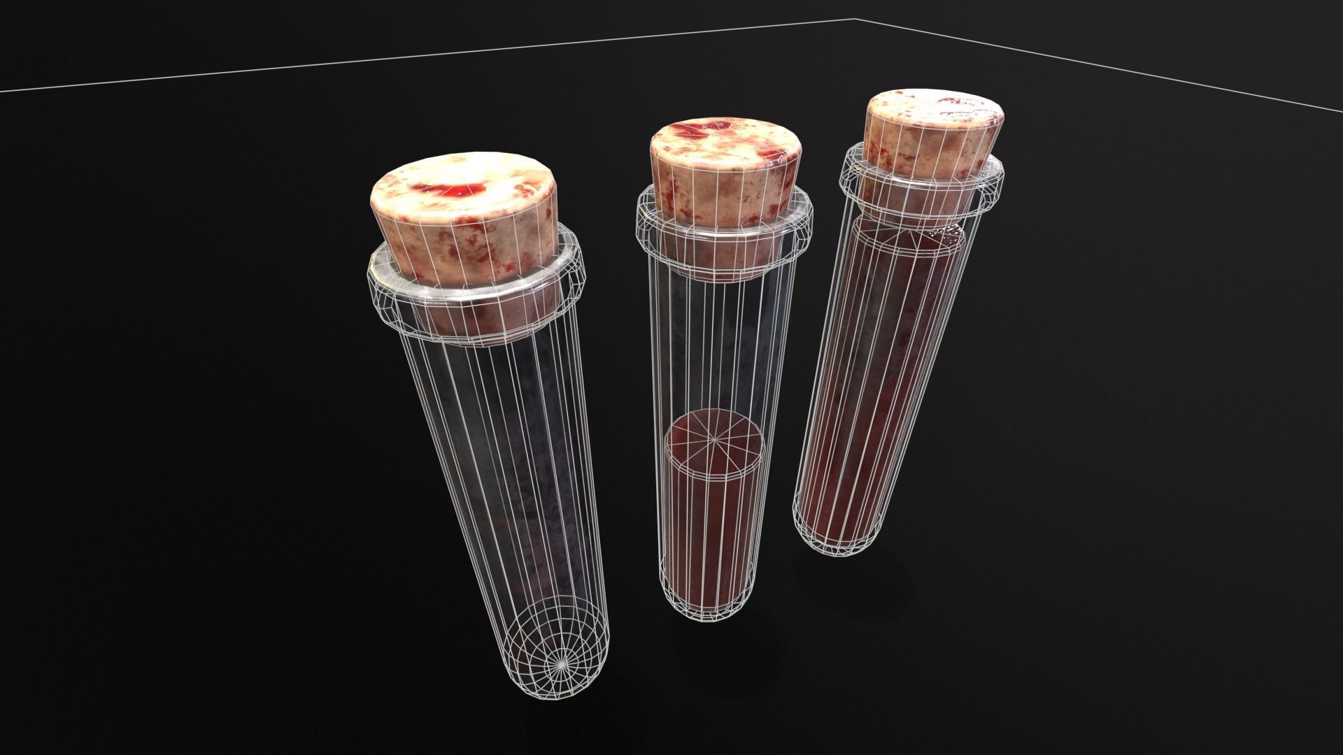 3D model Blood Vials VR / AR / low-poly | CGTrader