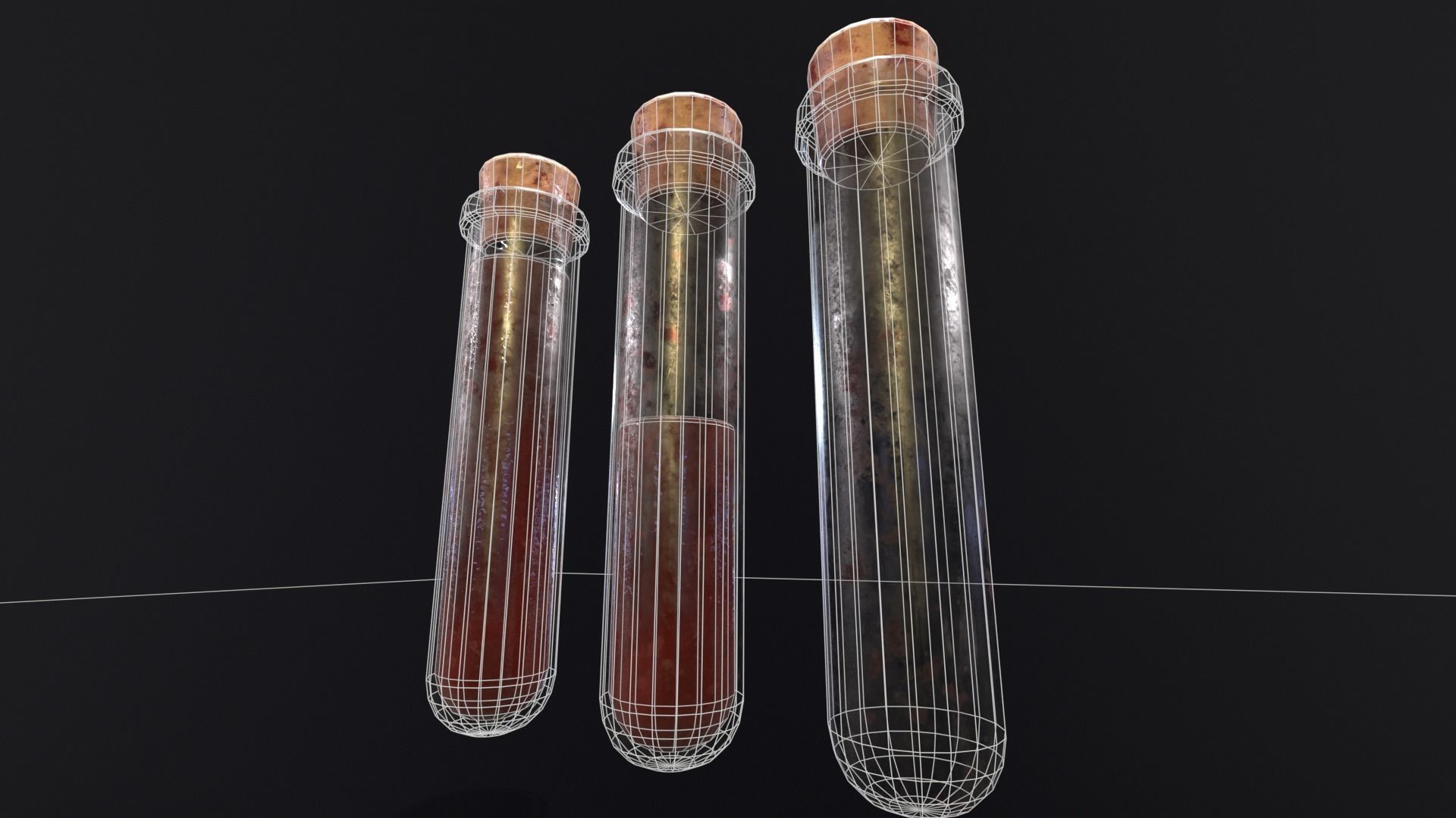 3D model Blood Vials VR / AR / low-poly | CGTrader