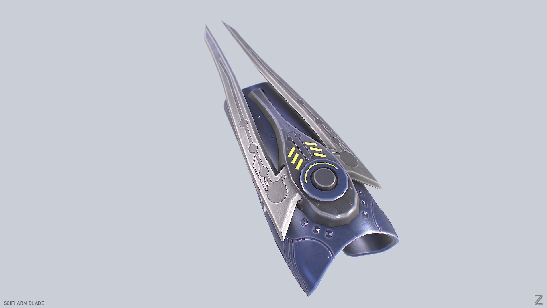 3D model Scifi arm blade VR / AR / low-poly | CGTrader