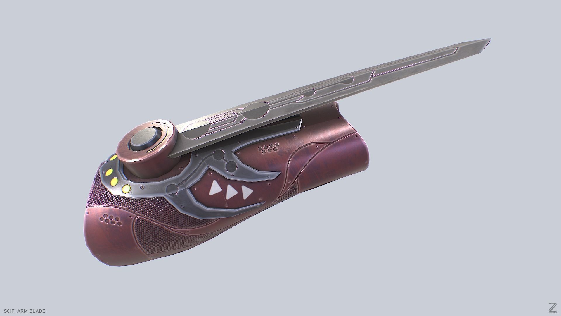 3D model Scifi arm blade VR / AR / low-poly | CGTrader