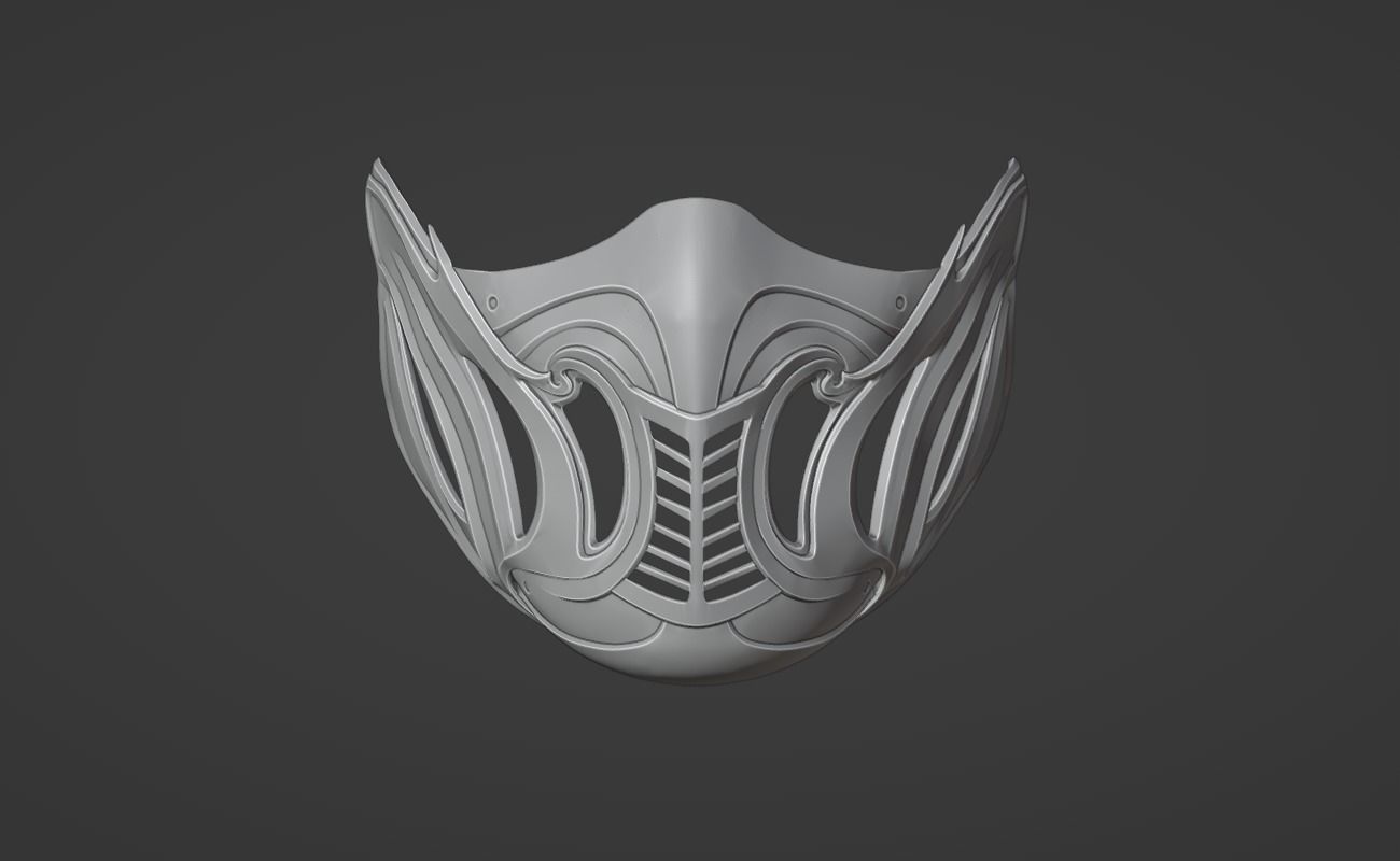 Sub Zero mask from MK1 - Snow Summoner 3D model 3D printable | CGTrader
