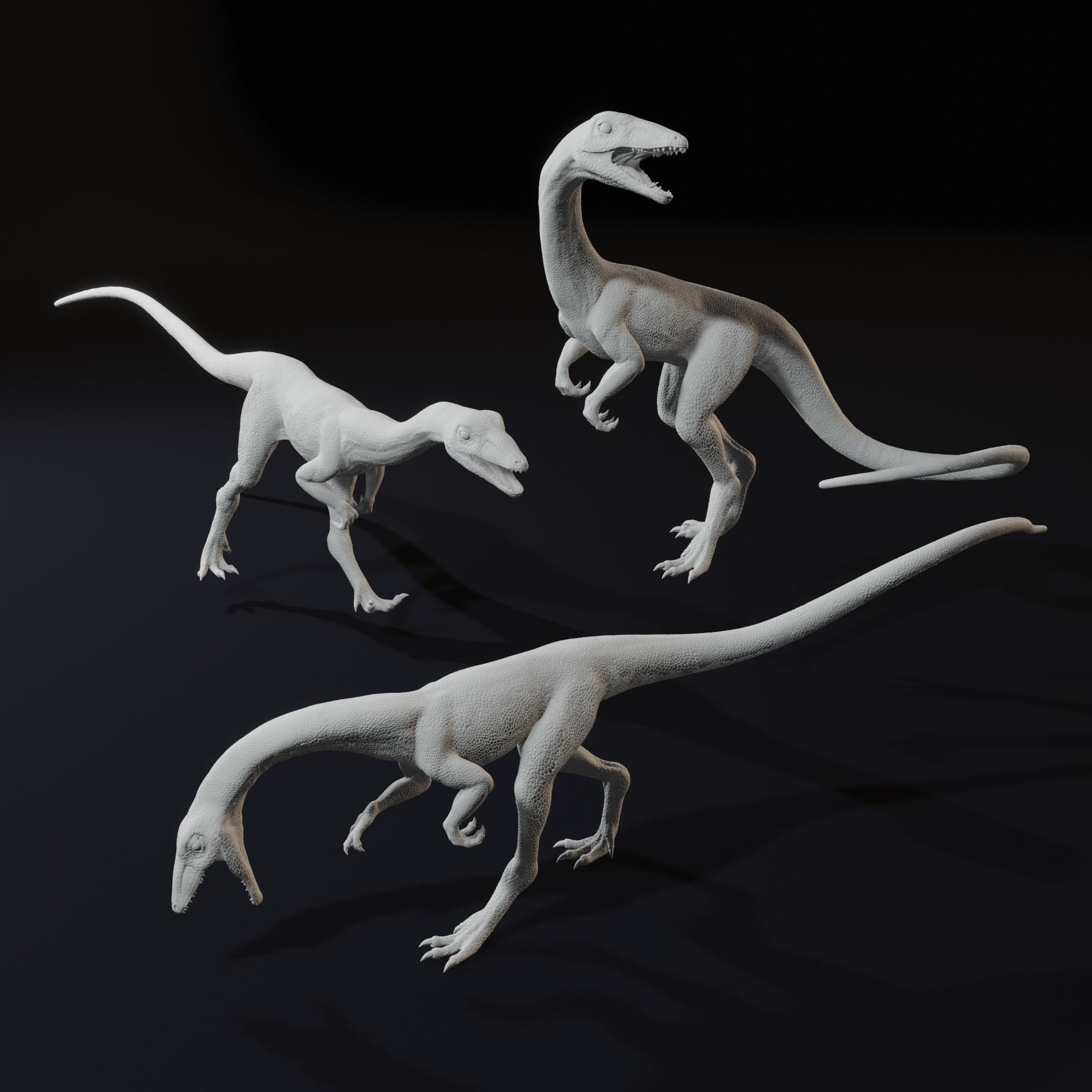 Compy - Compsognathus Dinosuar Reptile 3D Model 3D model 3D printable ...