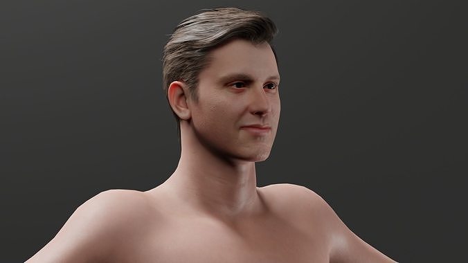Realistic Male Character - Levi 3D model rigged | CGTrader