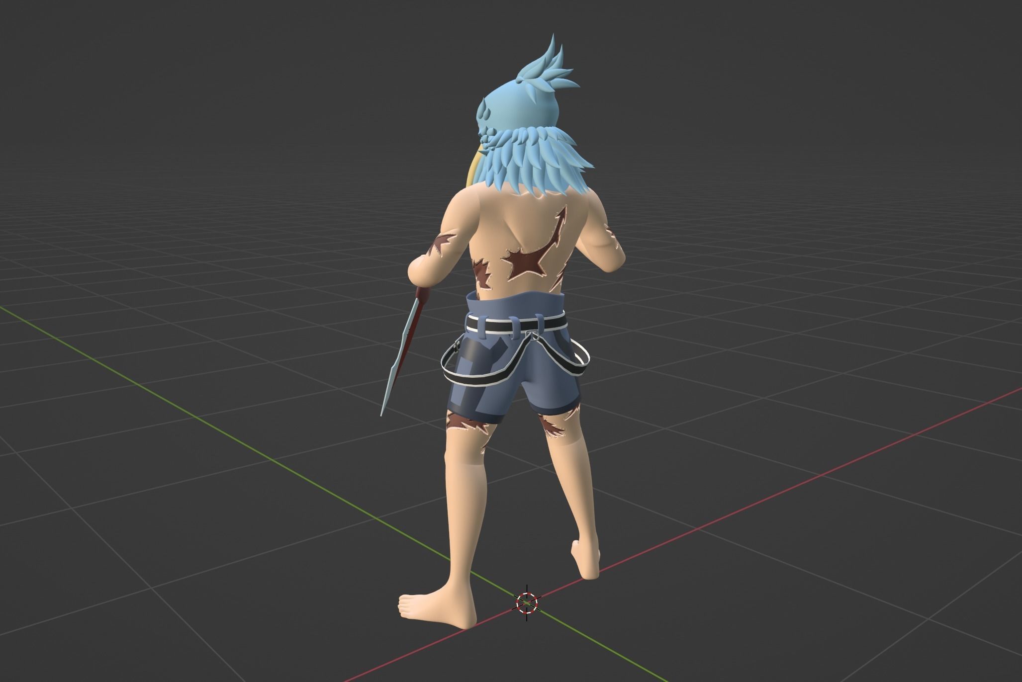 Sunraku - Shangri-la Frontier 3D model rigged | CGTrader