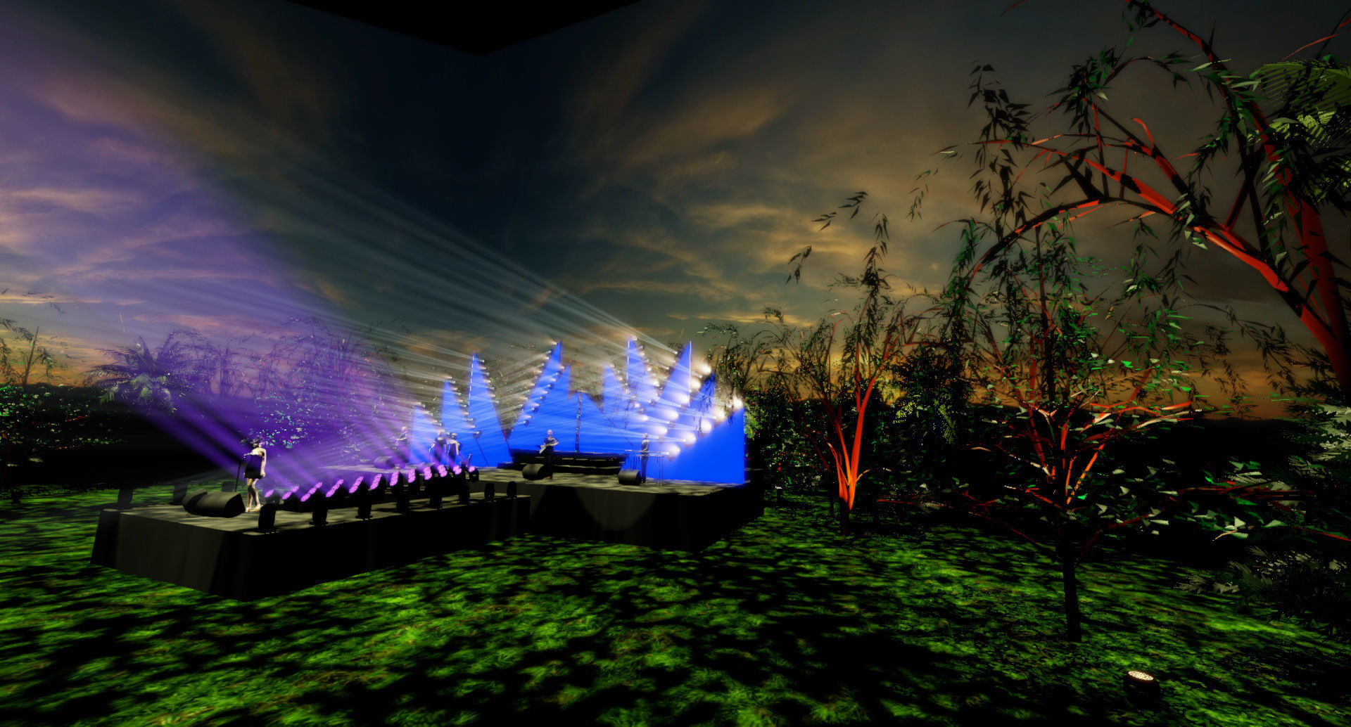 3d stage design 3D model 3D printable | CGTrader