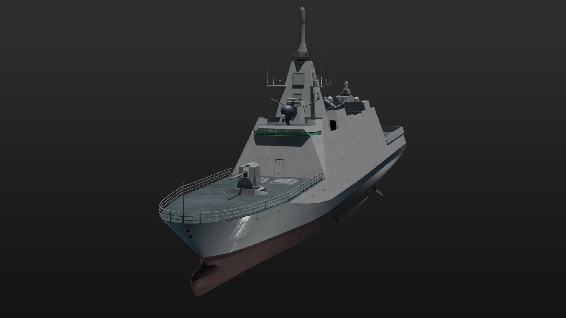 3D JMSDF Mogami class frigate 3D model | CGTrader
