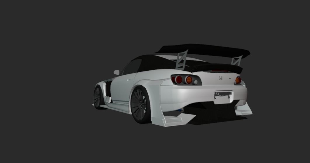 Custom creation S2000 Aero body kit 3D model | CGTrader