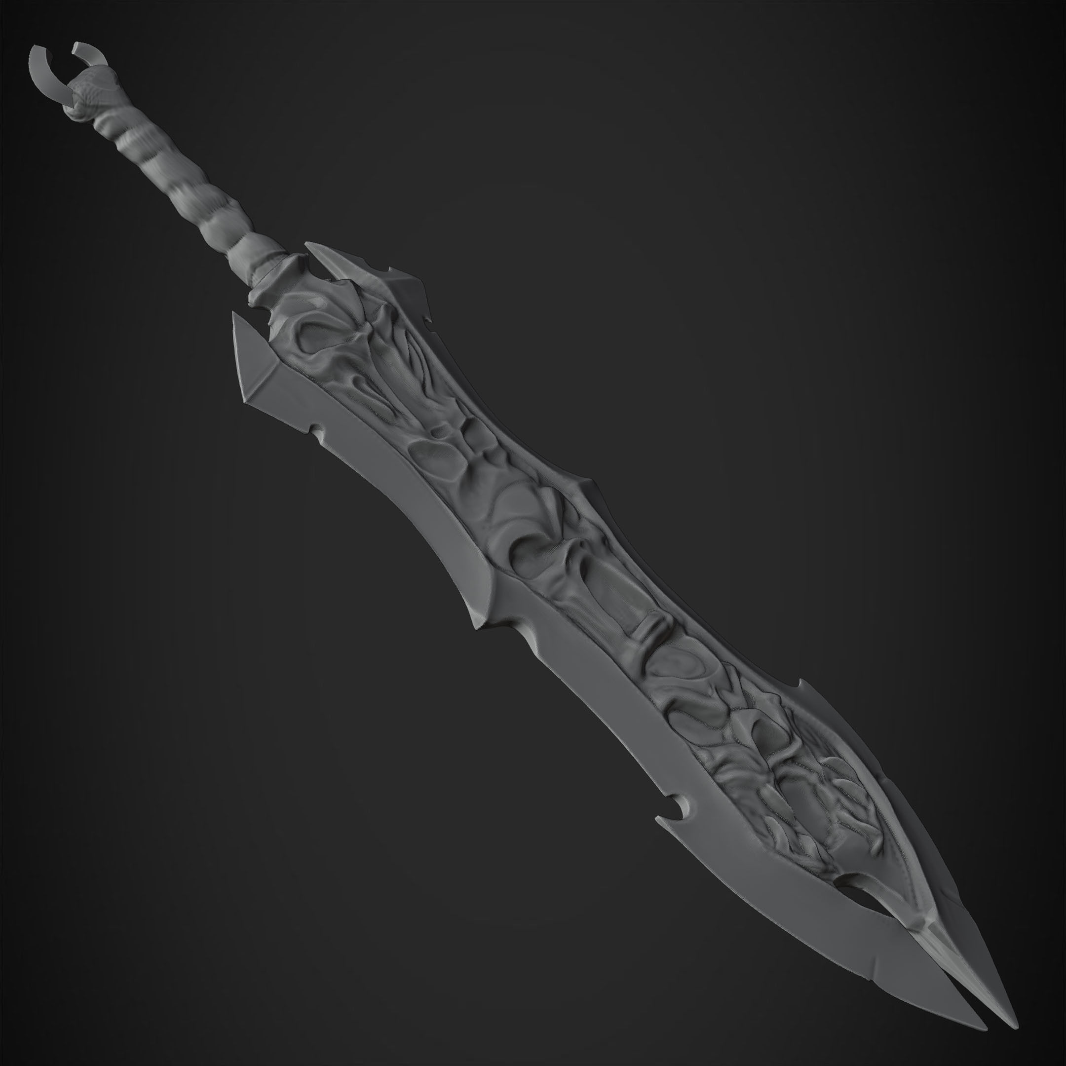 Darksiders War Chaos Eater Sword for Cosplay 3D model 3D printable ...
