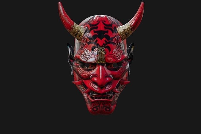 3D model A monster mask VR / AR / low-poly | CGTrader