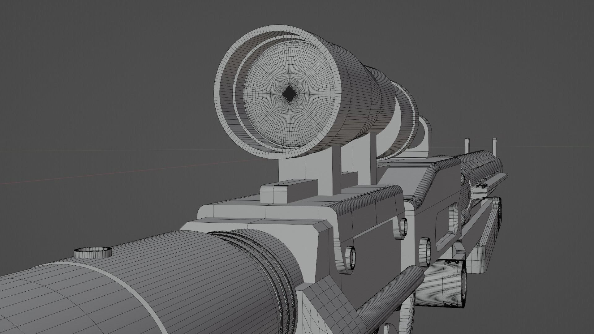 Imperial Armored Commando Blaster Rifle 3D model | CGTrader