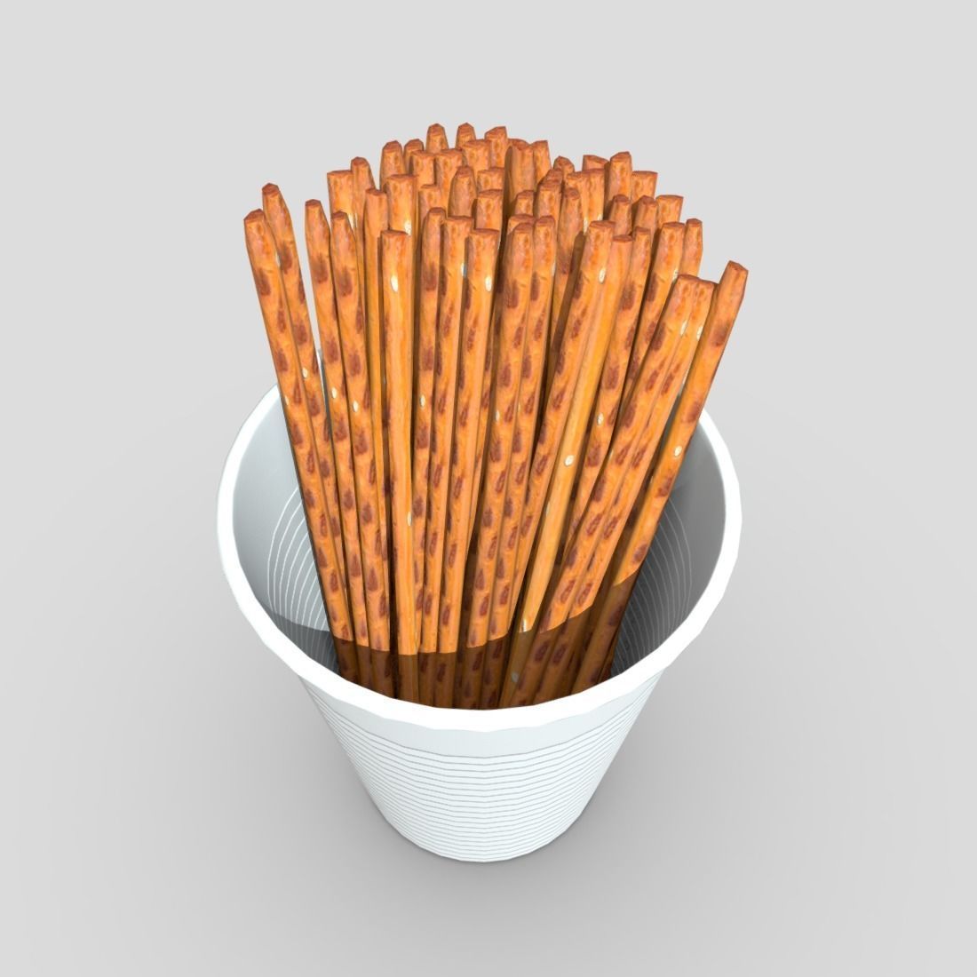 3D model Pretzel Sticks VR / AR / low-poly | CGTrader