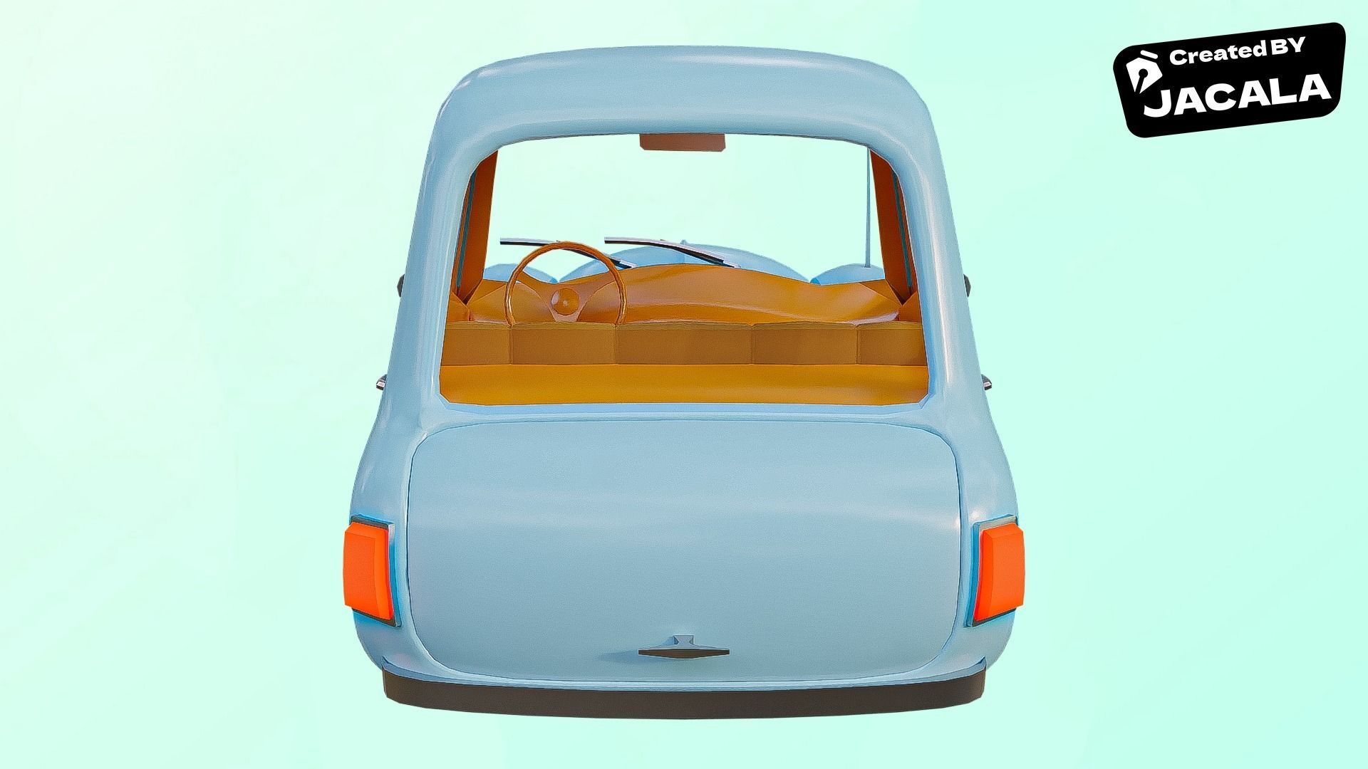 3D model Cartoon Car Rig 3D model VR / AR / low-poly | CGTrader