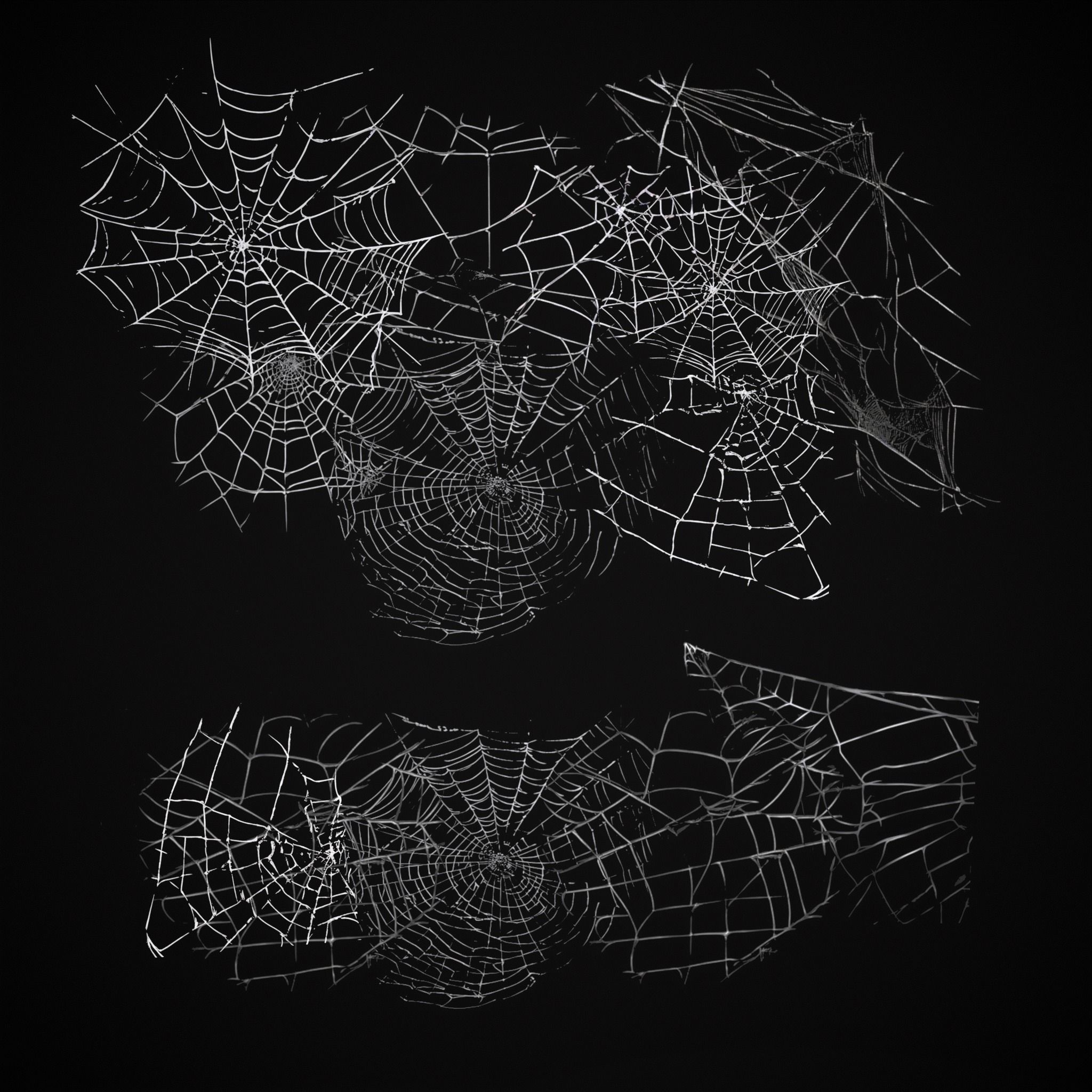 3D model Spider Webs Pack Two VR / AR / low-poly | CGTrader
