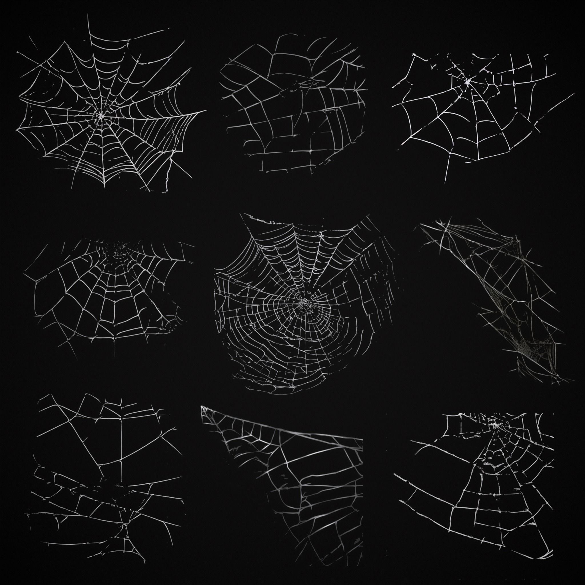 3D model Spider Webs Pack Two VR / AR / low-poly | CGTrader