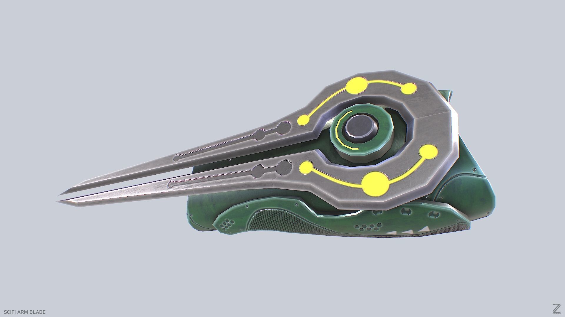 3D model Scifi arm blade VR / AR / low-poly | CGTrader