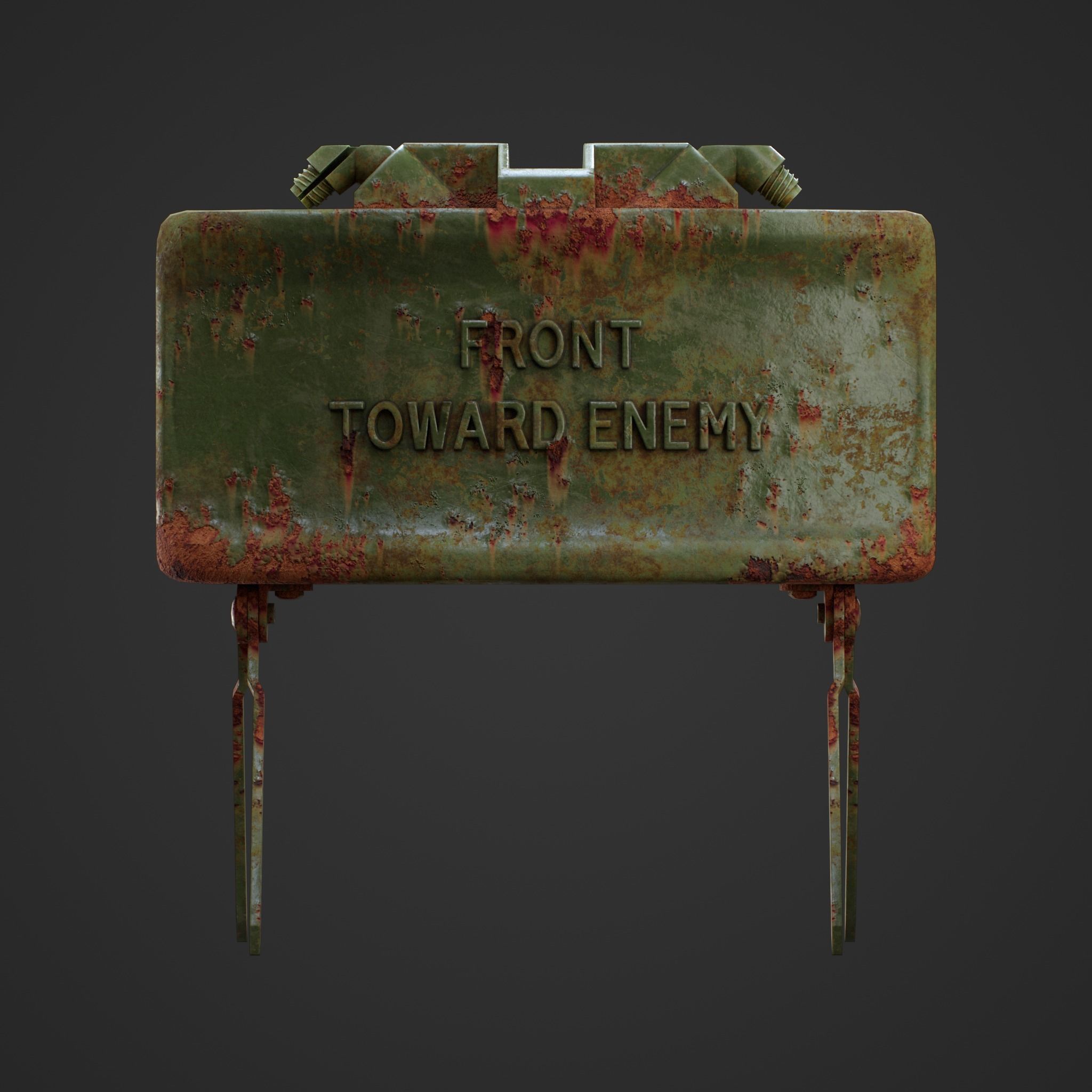 3D model M18A1 Claymore Mine 3D Game Ready Model VR / AR / low-poly ...
