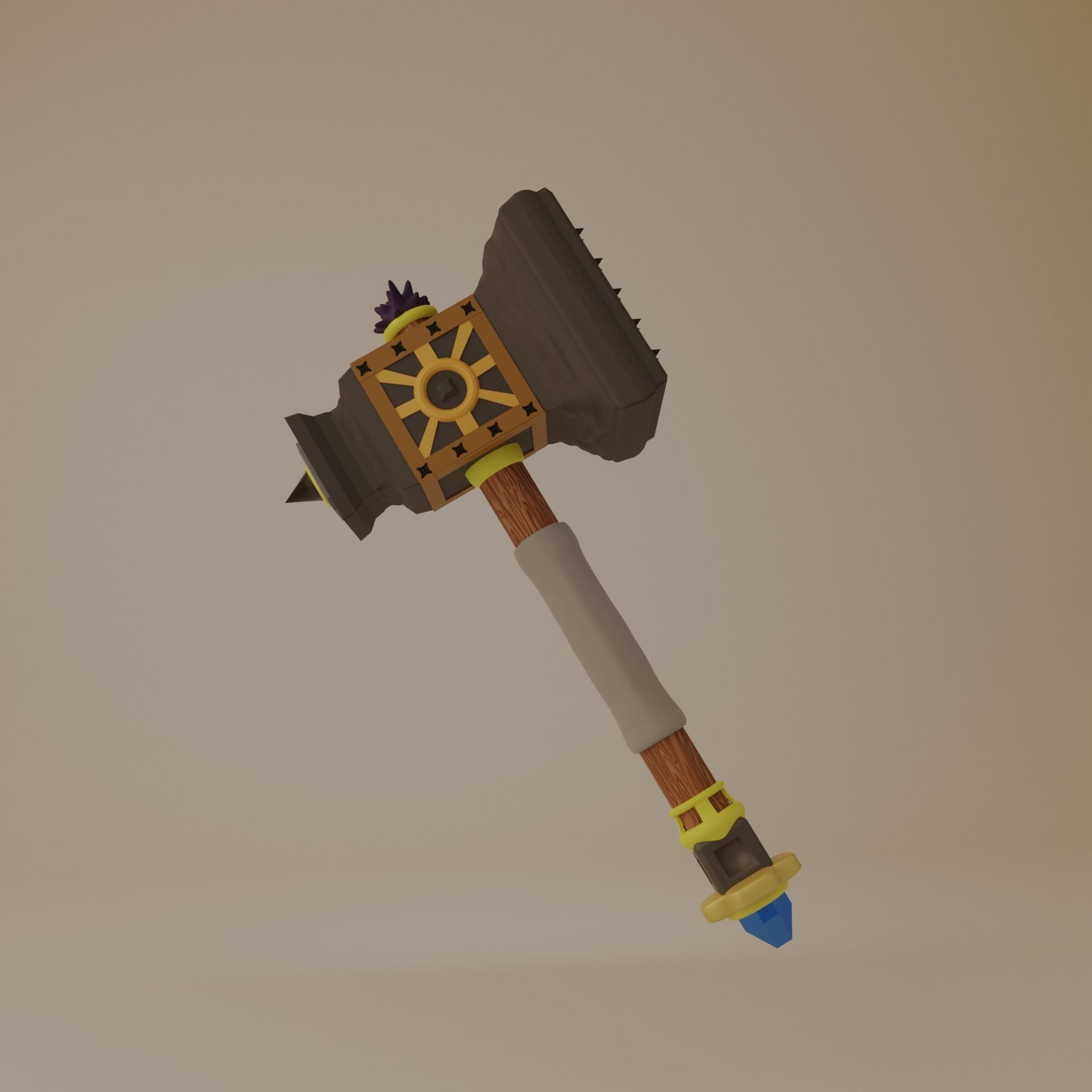 3D model Hammer Prop VR / AR / low-poly | CGTrader