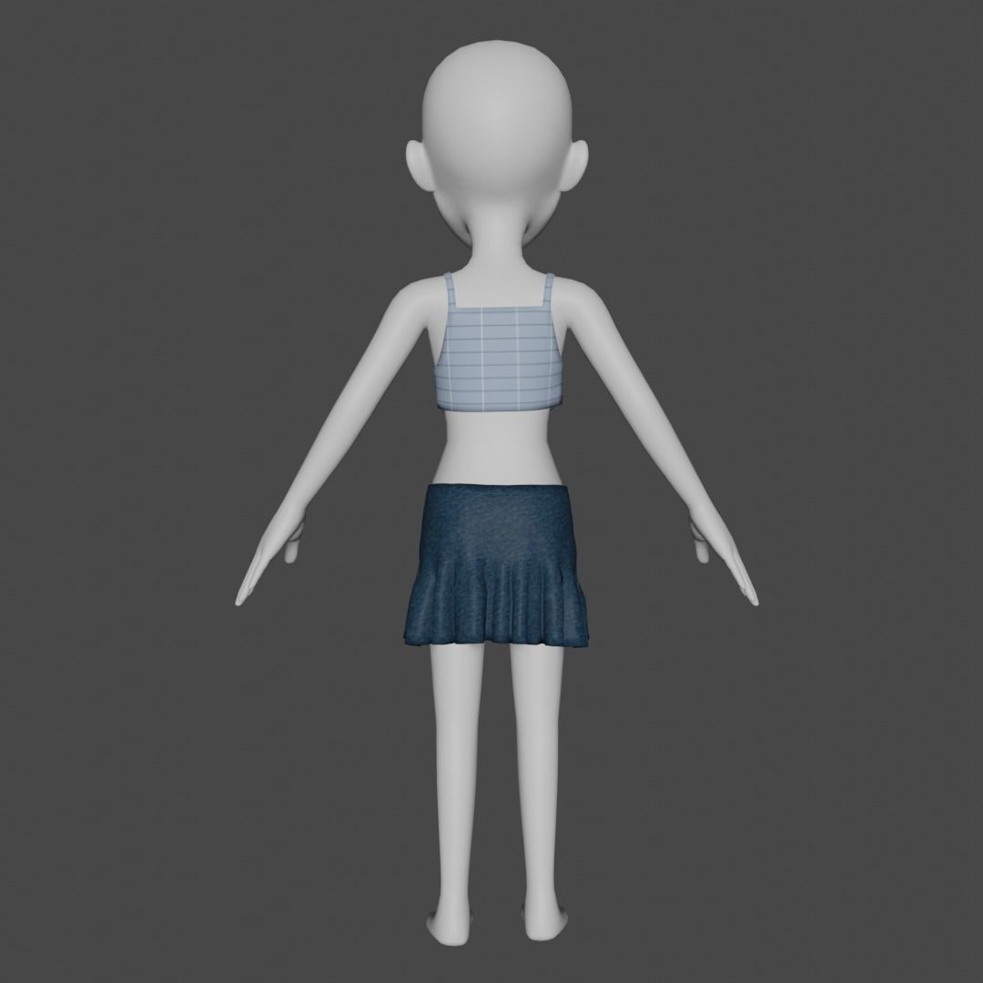 zepeto 3D model rigged | CGTrader