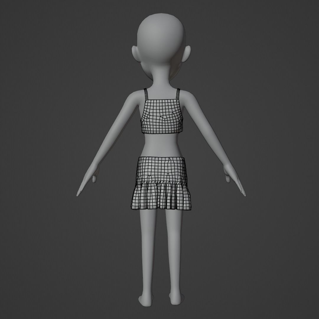 zepeto 3D model rigged | CGTrader