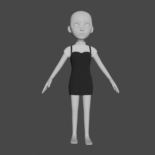 zepeto 3D model rigged | CGTrader