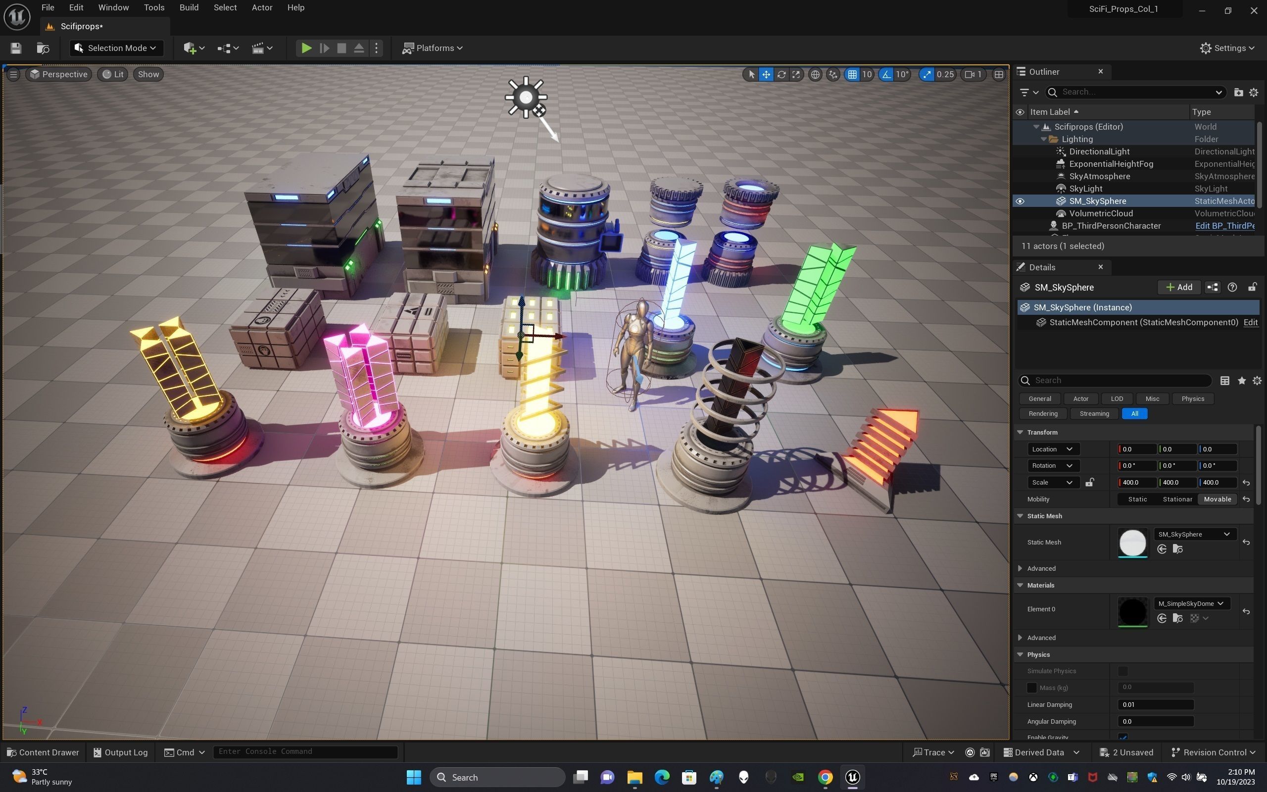 3D model Sci-Fi Props Collection One VR / AR / low-poly | CGTrader