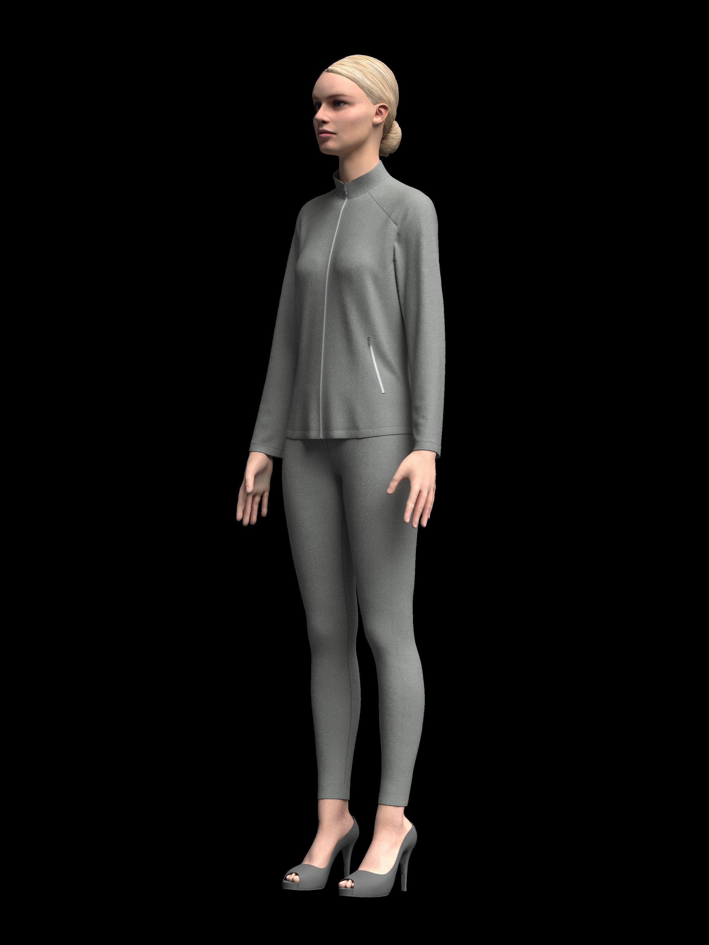 Womens Outfit 3d Model 3D model | CGTrader